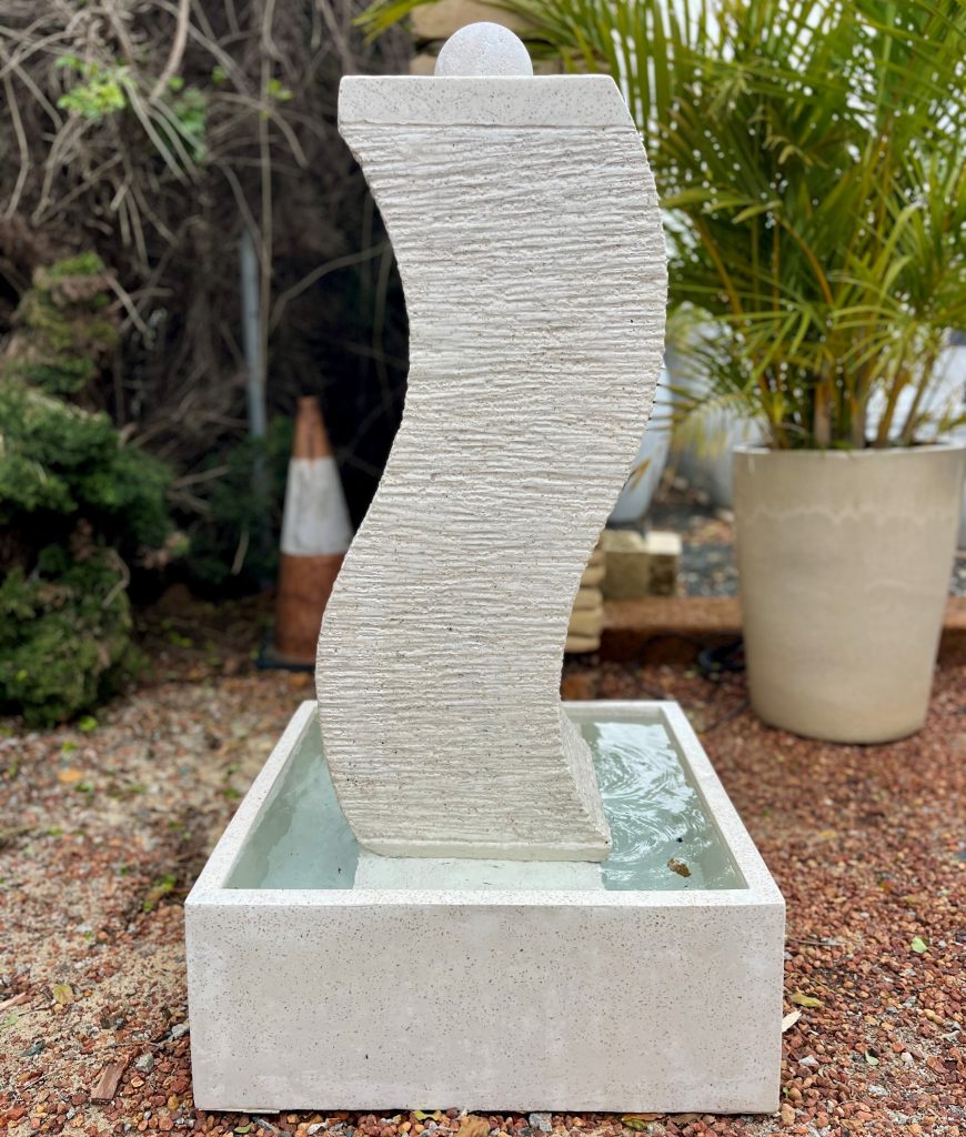 Curved Water Feature | Bali Garden & Stone